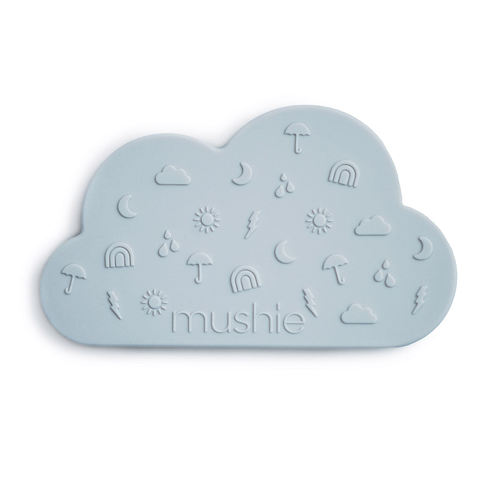 Mushie Cloud Teether - Cloud / Gray | Jarrons & Co.