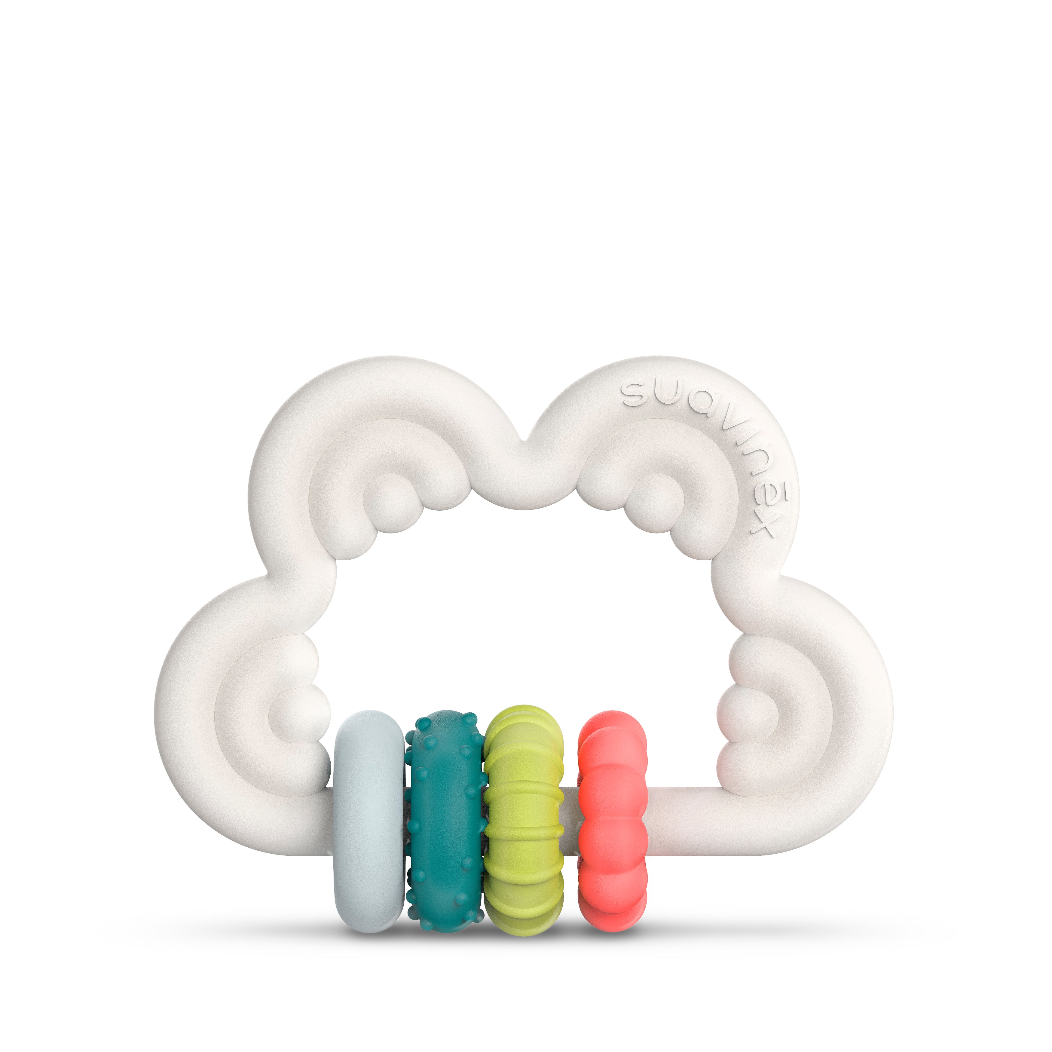 Suavinex Cloud Silicone Educational Teething Ring - Multicolour – Jarrons & Co.