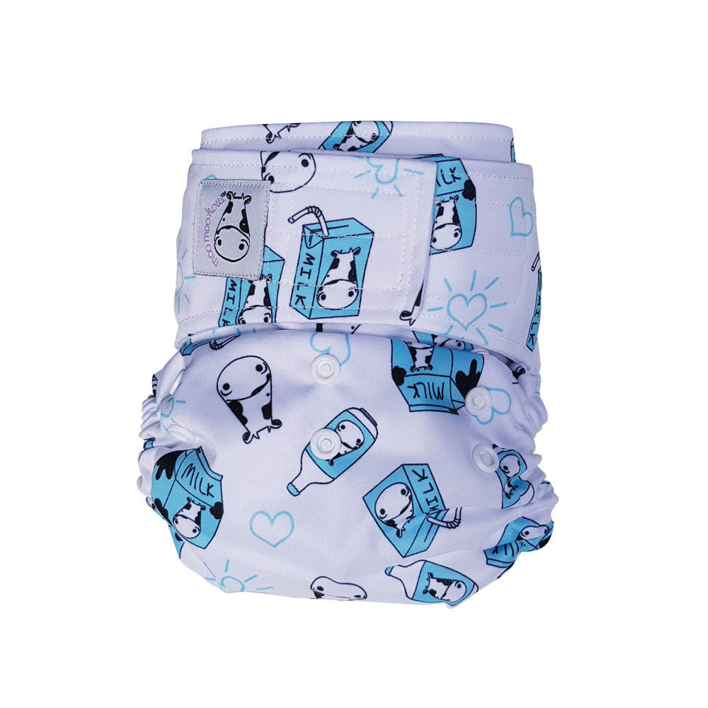 MooMooKow Cloth Diaper Aplix (One Size) - Various Designs | Jarrons & Co.