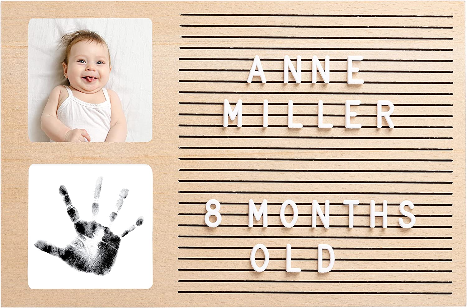 Pearhead Babyprints Letterboard Frame – Jarrons & Co.