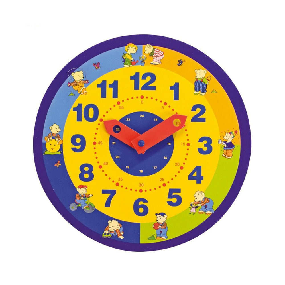 Goki Clock, Learn The Time - Bears | Jarrons & Co.